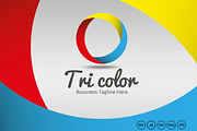 Tri Color Logo, a Branding & Logo Template by HubaStudio | Creative Market