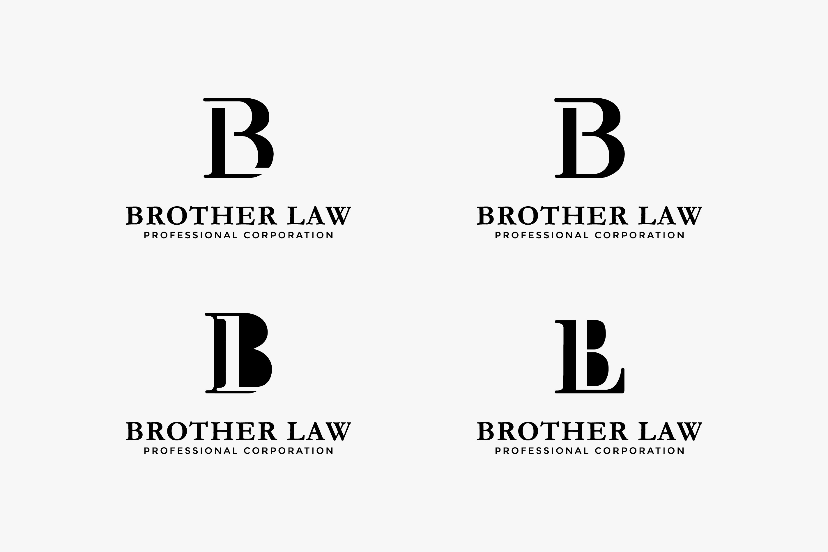 Set of monogram BL logo, LB logo | Branding & Logo Templates ~ Creative ...