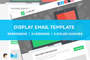 Display Responsive Email Template | Website & App Templates ~ Creative ...
