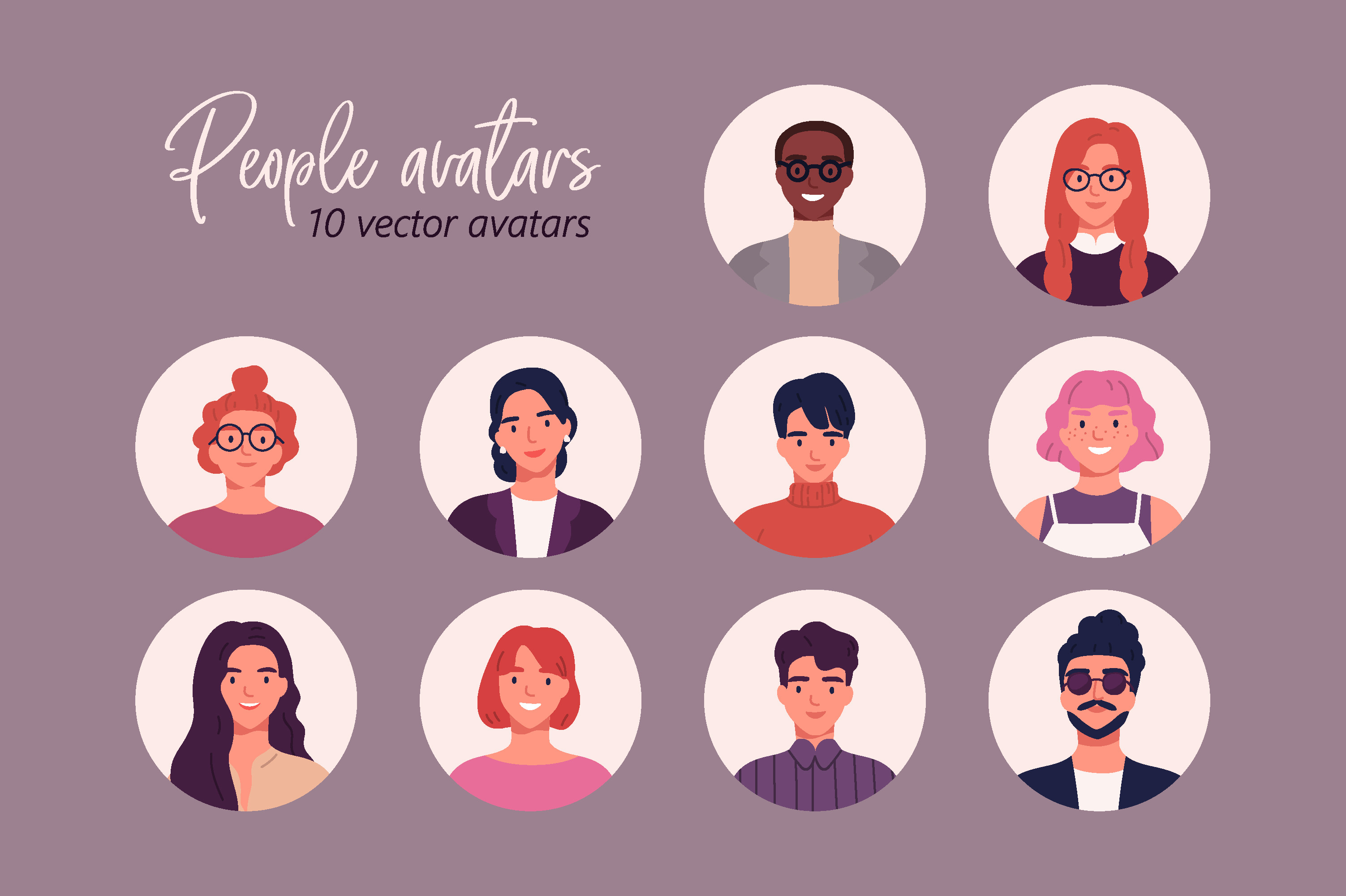 People avatars collection, a Person Illustration by Good Studio ...