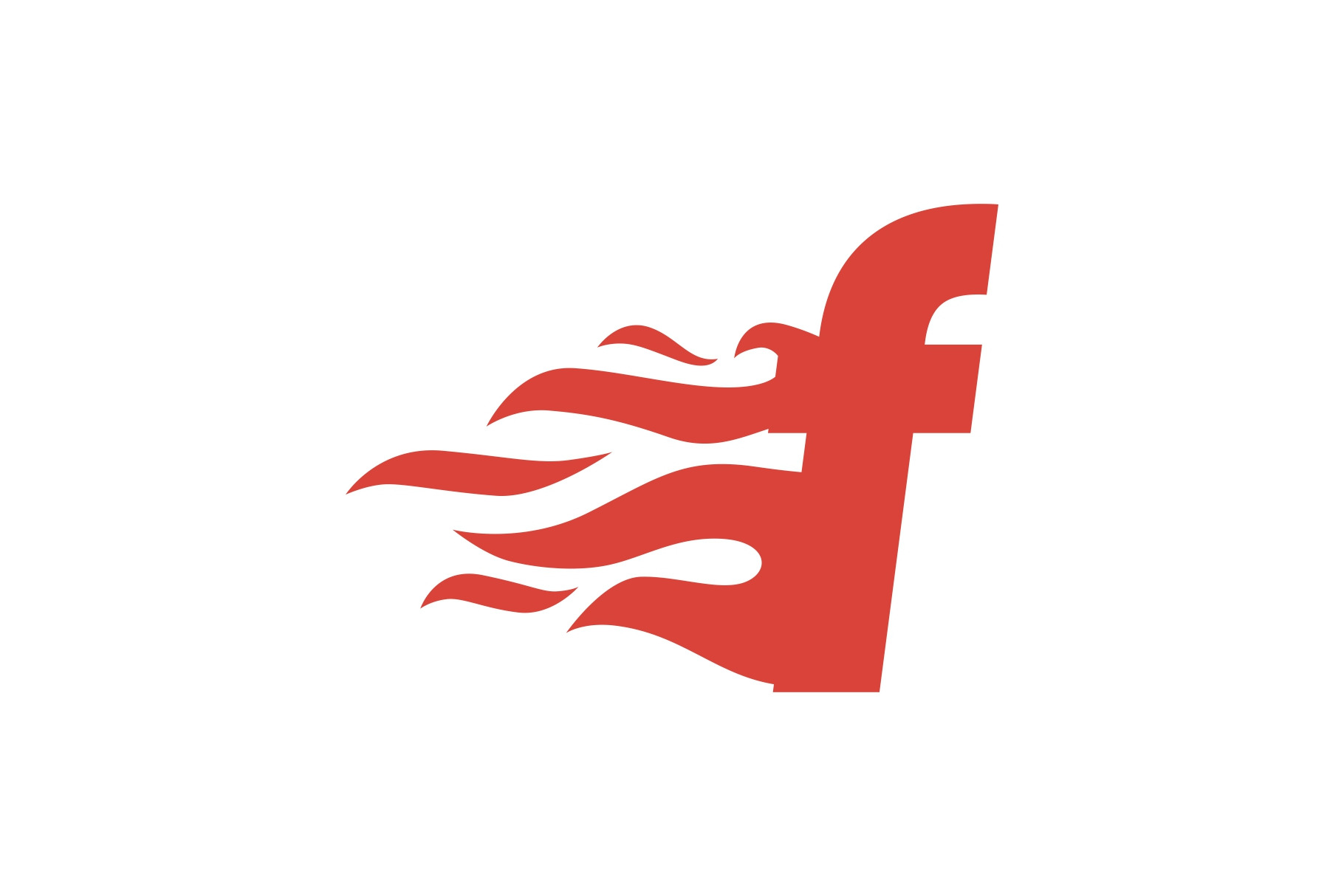 f letter lowercase fire flame hot, a Branding & Logo Template by vastard