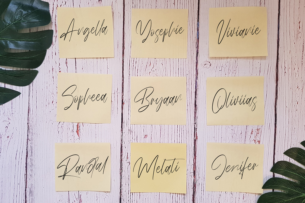 Miny Fellas - Handwritten Font, a Script Font by StringLabs