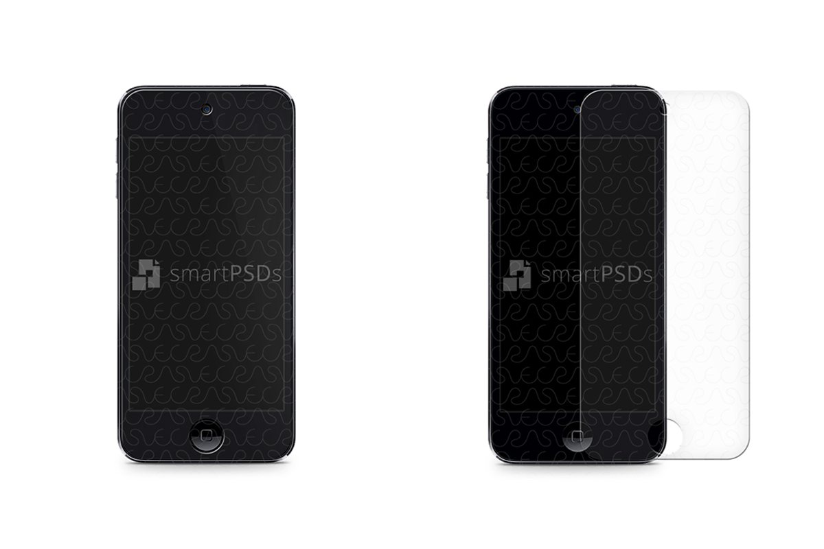 iPod Touch 6 Tempered Glass Mock-up, a Hat Mockup by VecRas