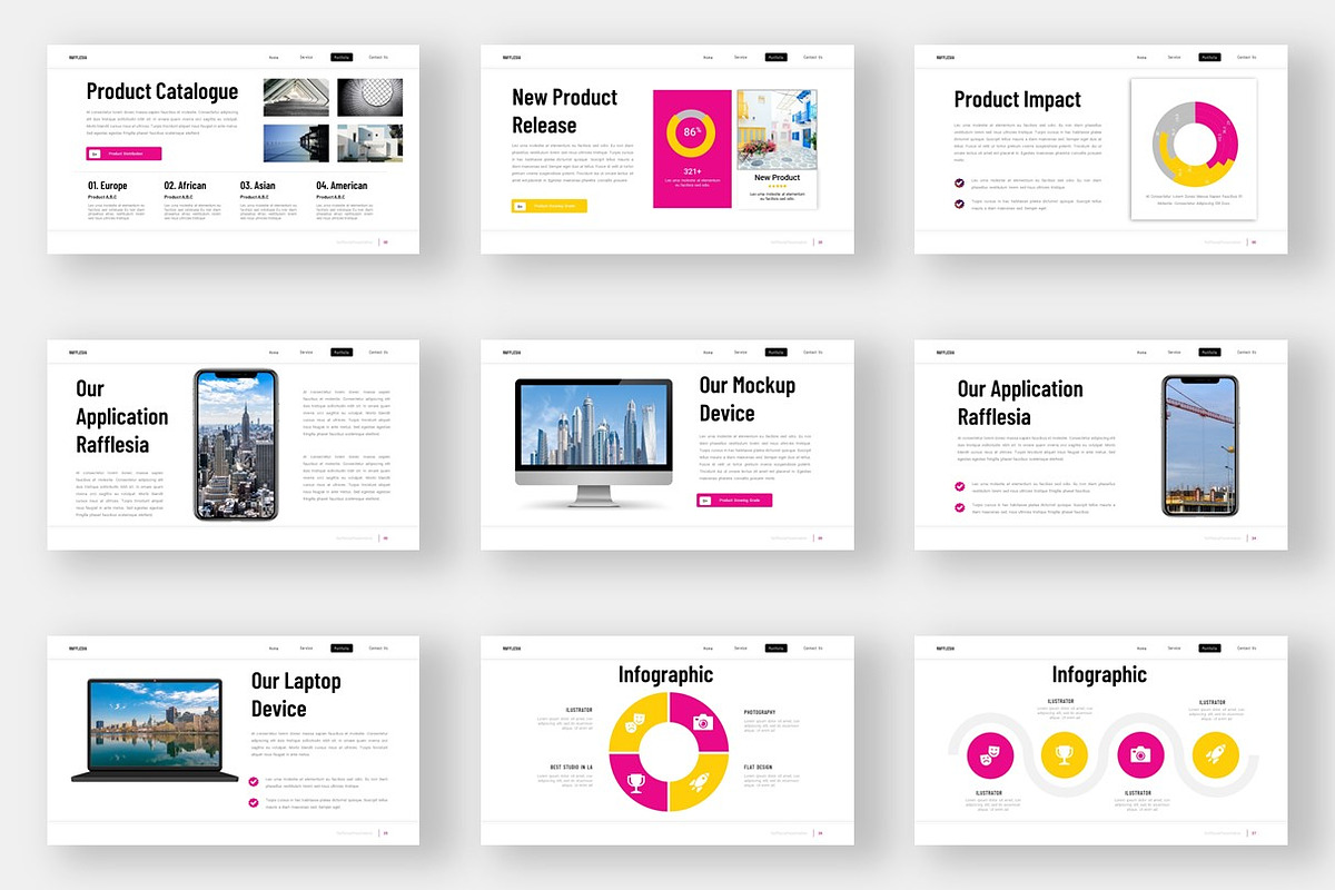 RAFFLESIA - Keynote Template, a Presentation Template by kreatifreya