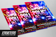 Police Party Flyer, a Flyer Template by XtremeFlyers