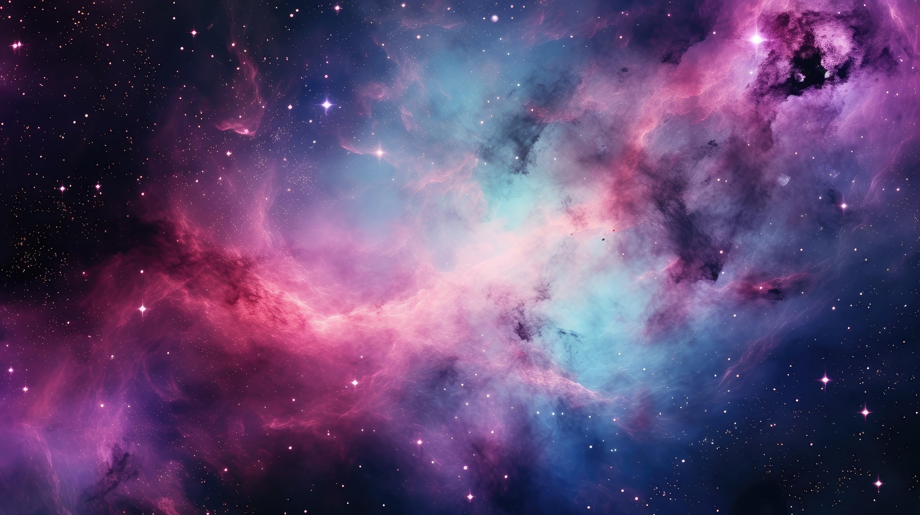 Space galaxy wallpaper, in shades of dark and light purple, realistic ...