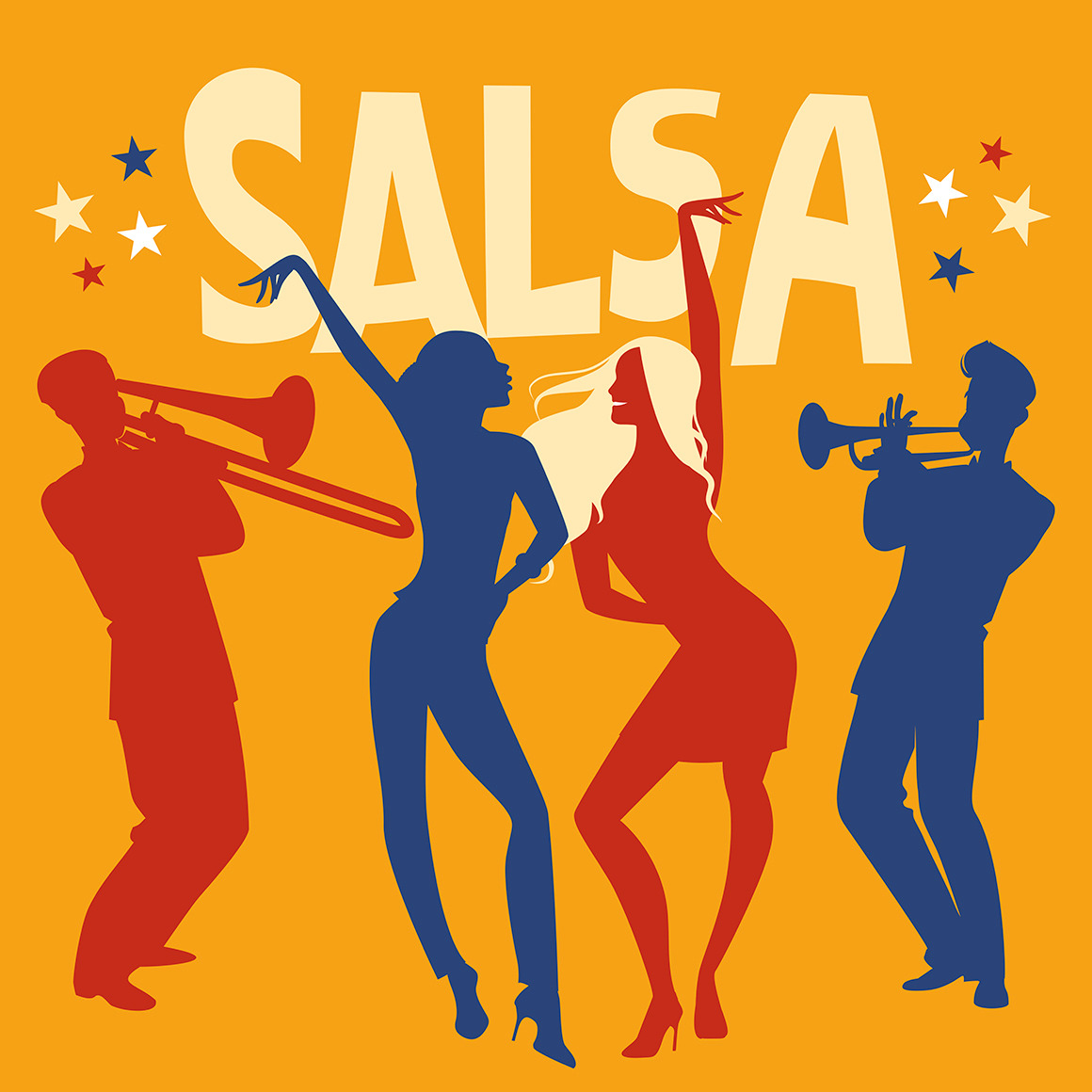 It's Salsa Time!, a Person Illustration by La Inspiratriz