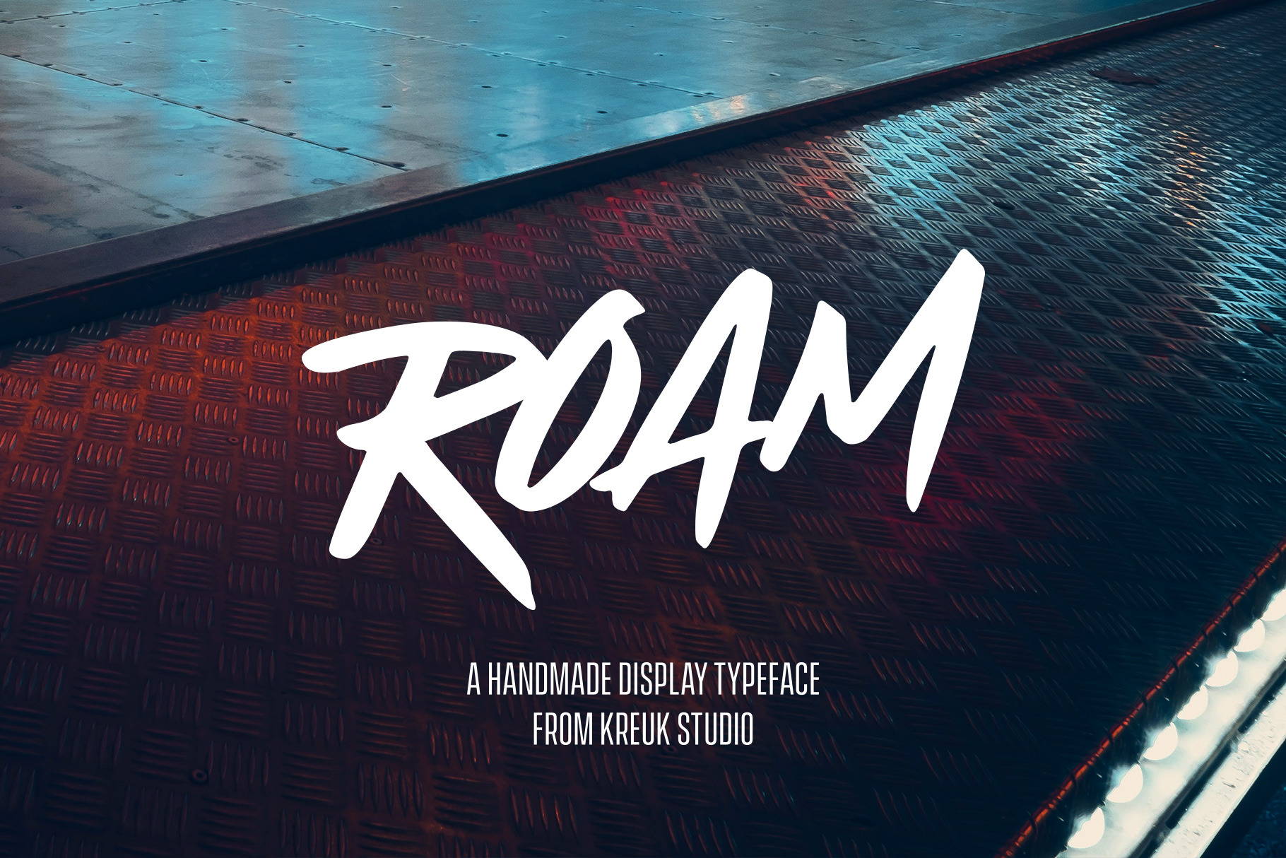 Roam Display Font, a Font by Kreuk Studio