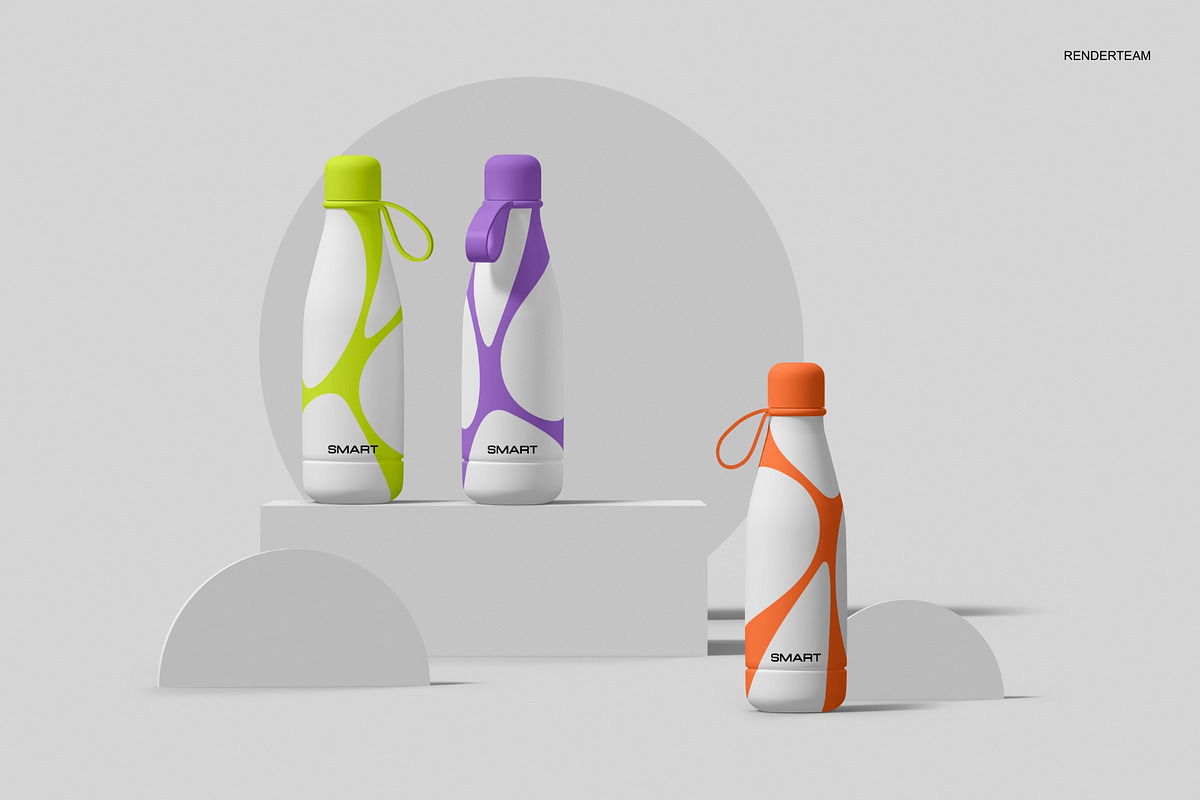 Tube and Bottle Mockup Set (8 PSD)