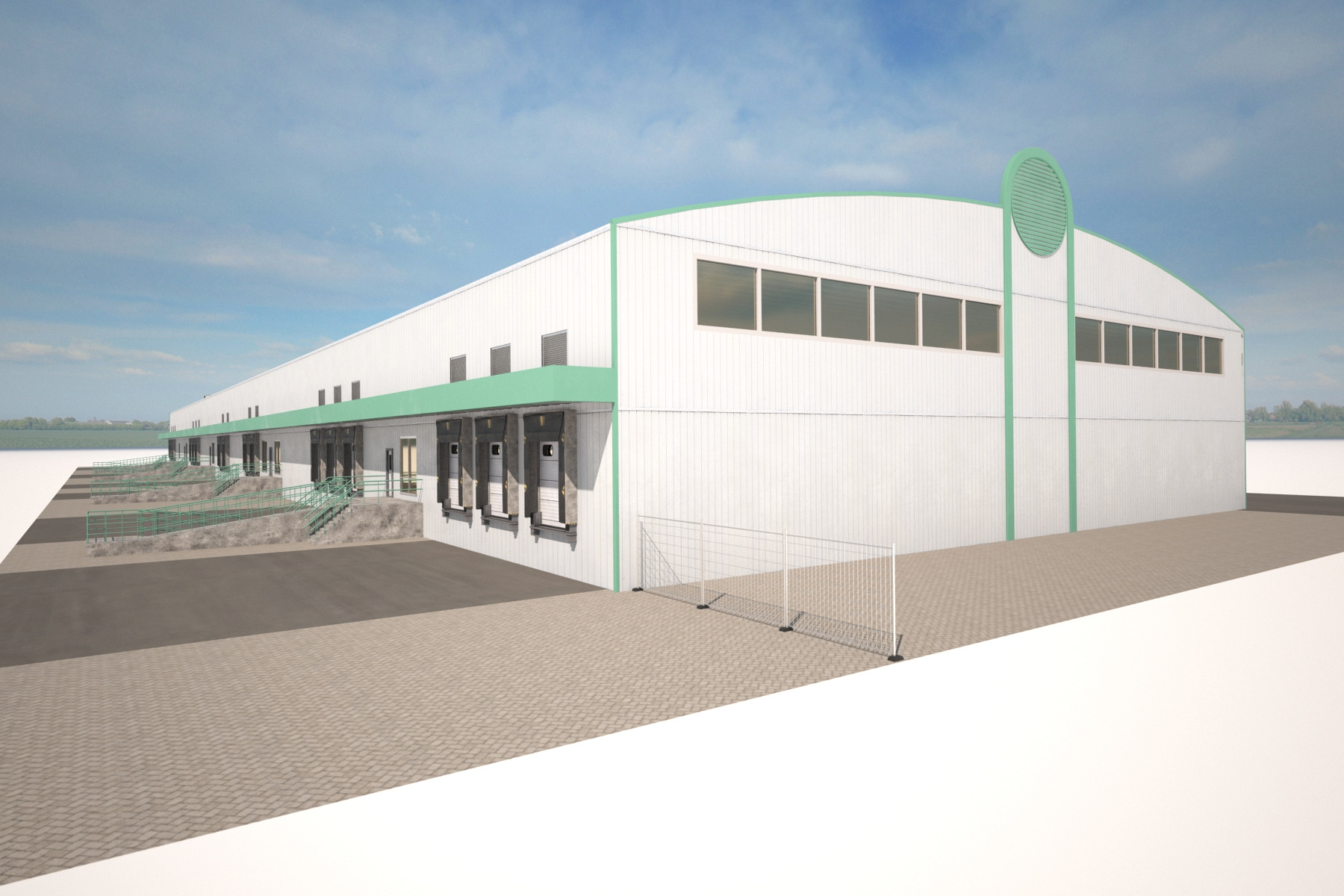 Magazine Building, an Architecture 3D Model by Daniel Mikulik