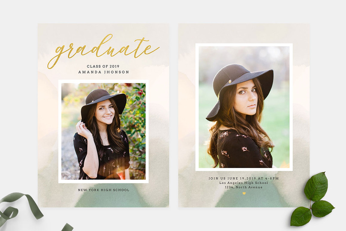 Graduation Card Templates G091, a Card Template by Salsal Design