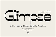 Glimpse Font Family, a Sans Serif Font by MJtypefoundry