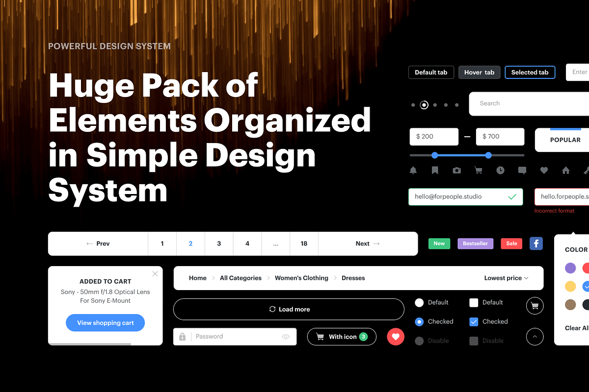 Universal UI Kit, an UI Kit Template by Forpeople