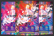Colors Flyer, a Flyer Template by KiraYamato Design Studio