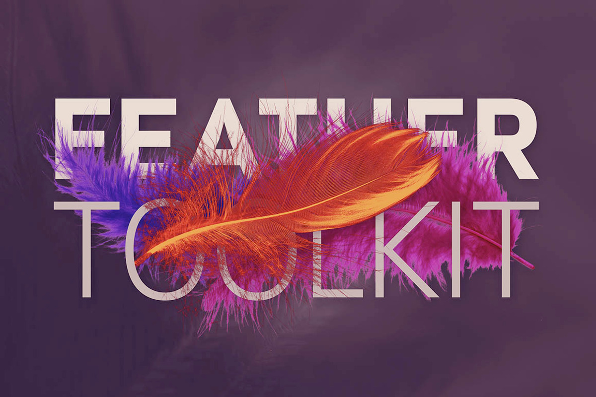 Feather Toolkit - Photos & Graphics, a Mockup by Cruzine