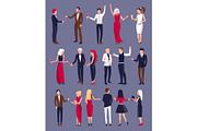 People Dressed Formally on Vector Illustration, a Person Illustration ...