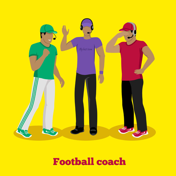 Football Coach Concept, a Person Illustration by robuart