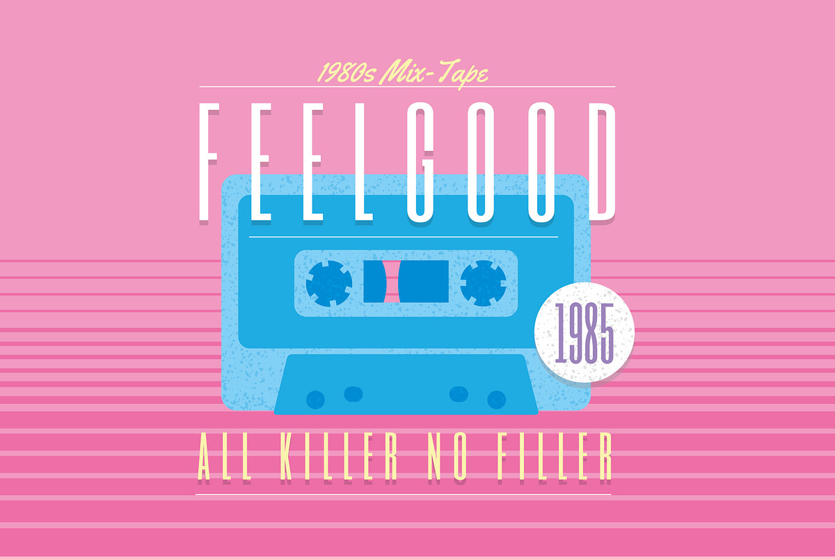 1980s Retro Logo Design Template, an Object Graphic by Wingsart Studio
