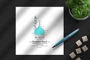 Minimal Maulidur Rasul Poster, an Illustration by Oshin Design