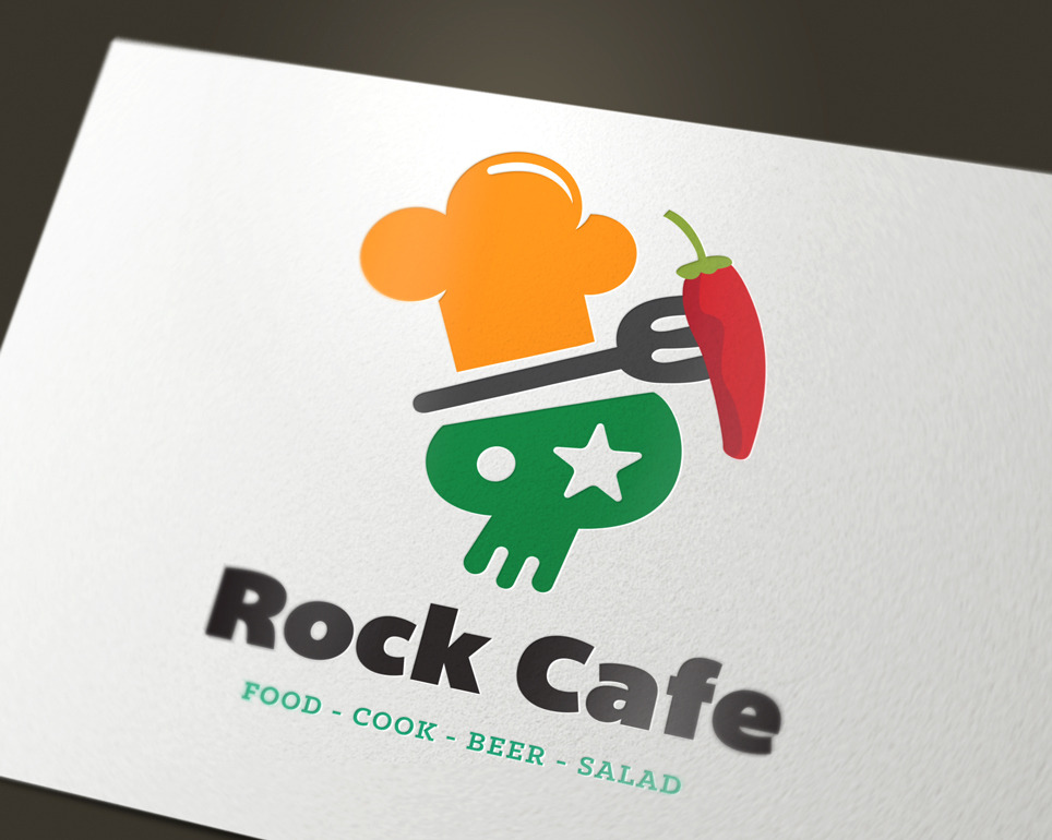 Rock Cafe, a Branding & Logo Template by Vectorwins Premium Shop