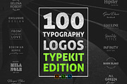100 Typography Logos Typekit Edition, a Branding & Logo Template by ...