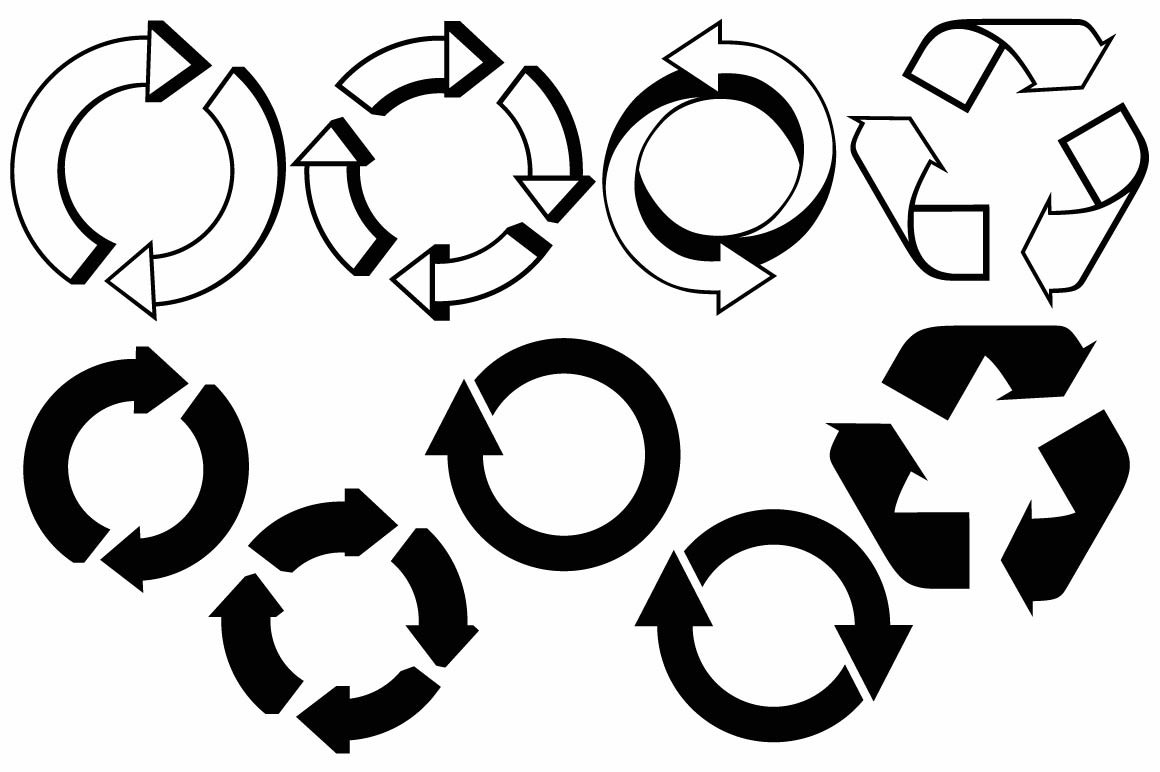 Circular arrow icon, an Outline Icon by LineworkStock | Creative Market