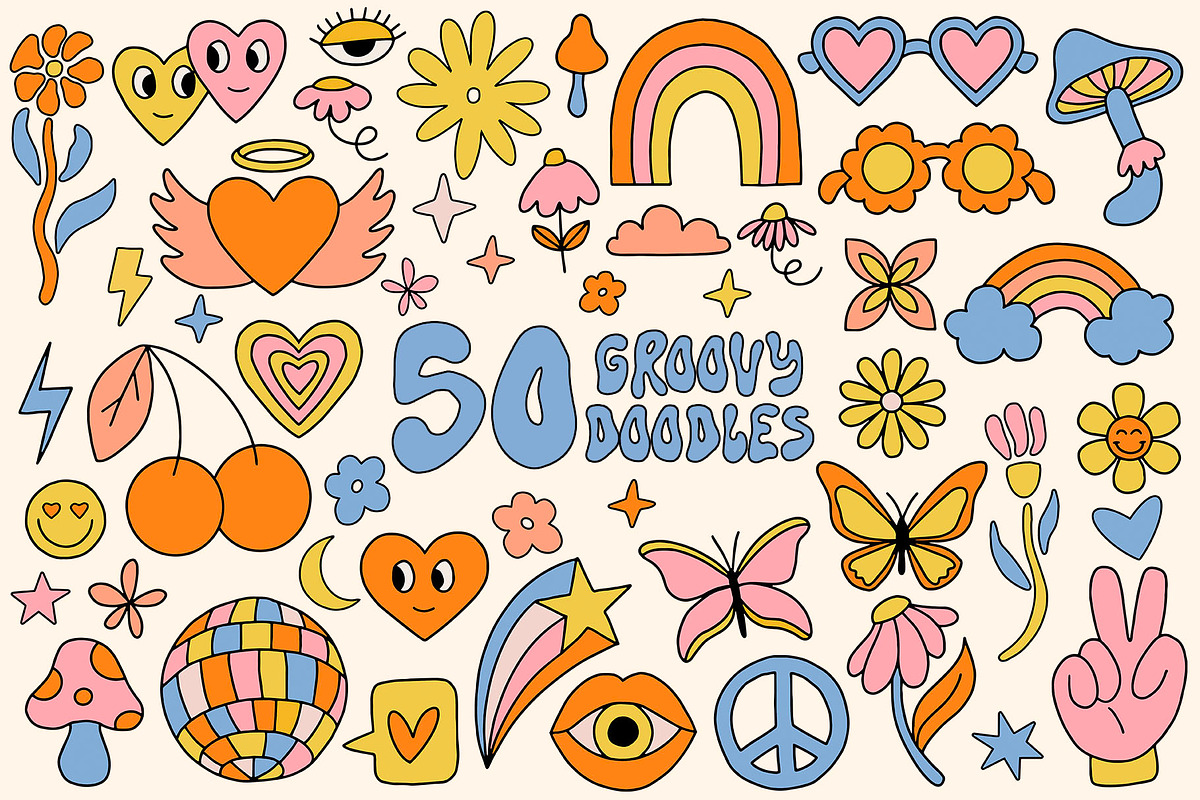 Weird Science Font & Doodles, a Font by ReveryWorks