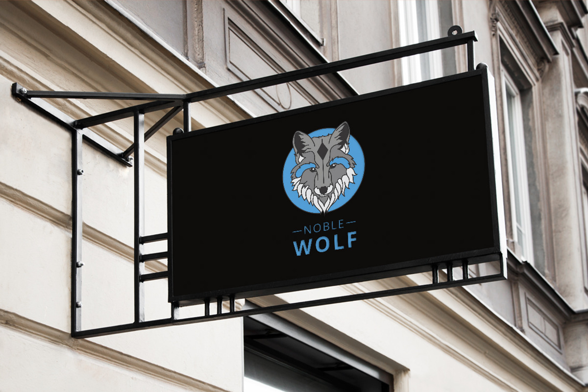 Noble Wolf Logo, a Branding & Logo Template by Designbase