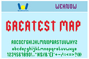 greatest map font