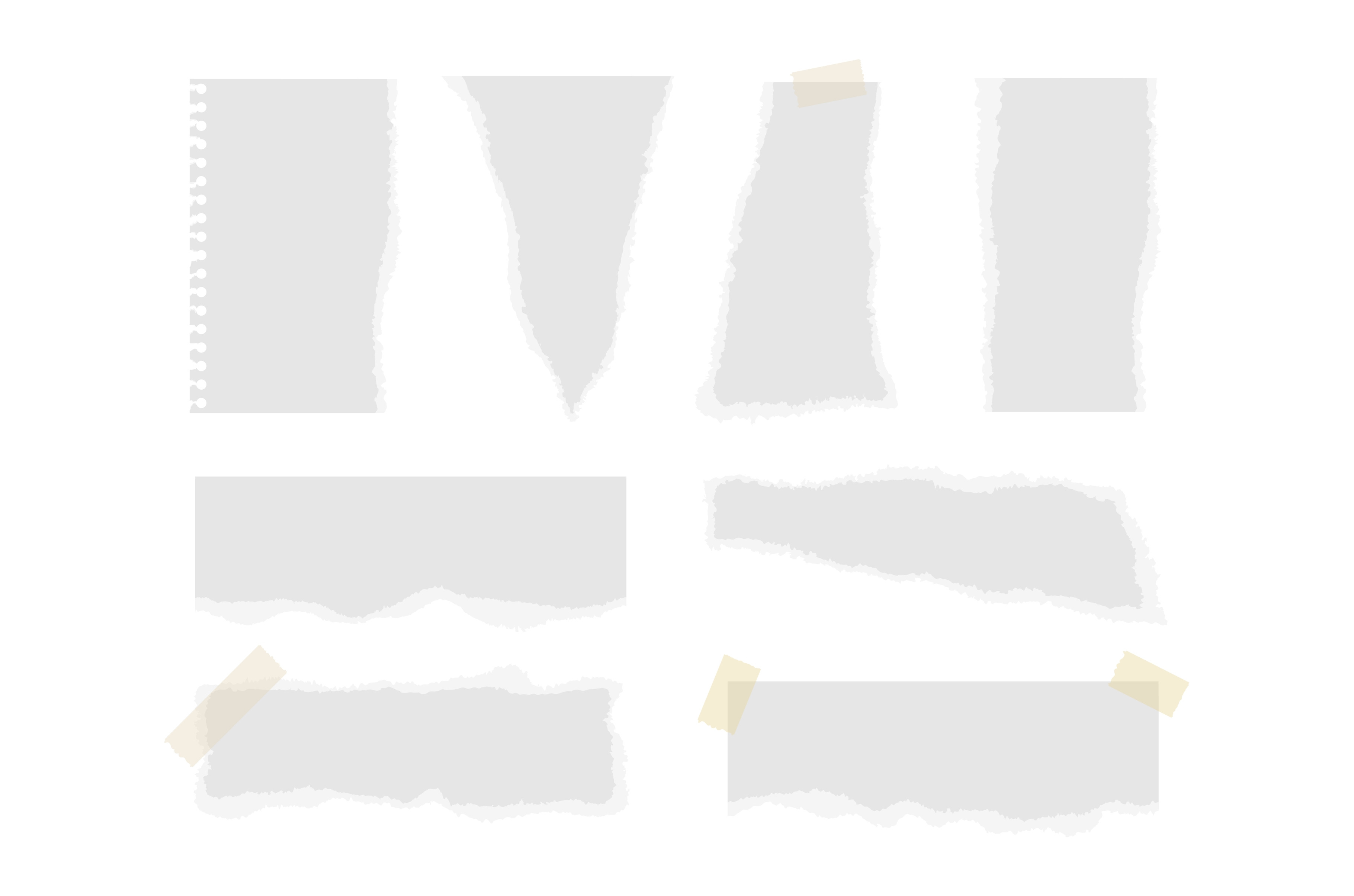 Torn paper. Cardboard rip papers, a Background Graphic by Valerie Bodnar