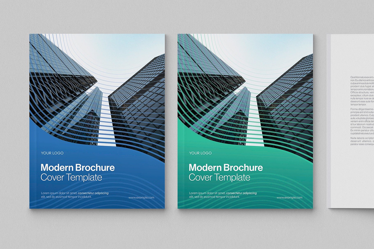 Brochure Cover Template, a Brochure Template by BrandPacks