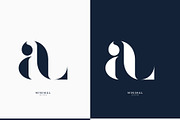 Monogram icon logo AL, a Branding & Logo Template by idesign_4u