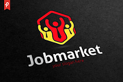 Job Market logo, a Branding & Logo Template by ft.studio
