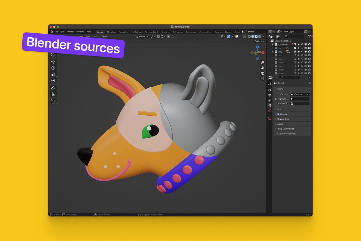 Plasticine, an Object 3D Model by Craftwork