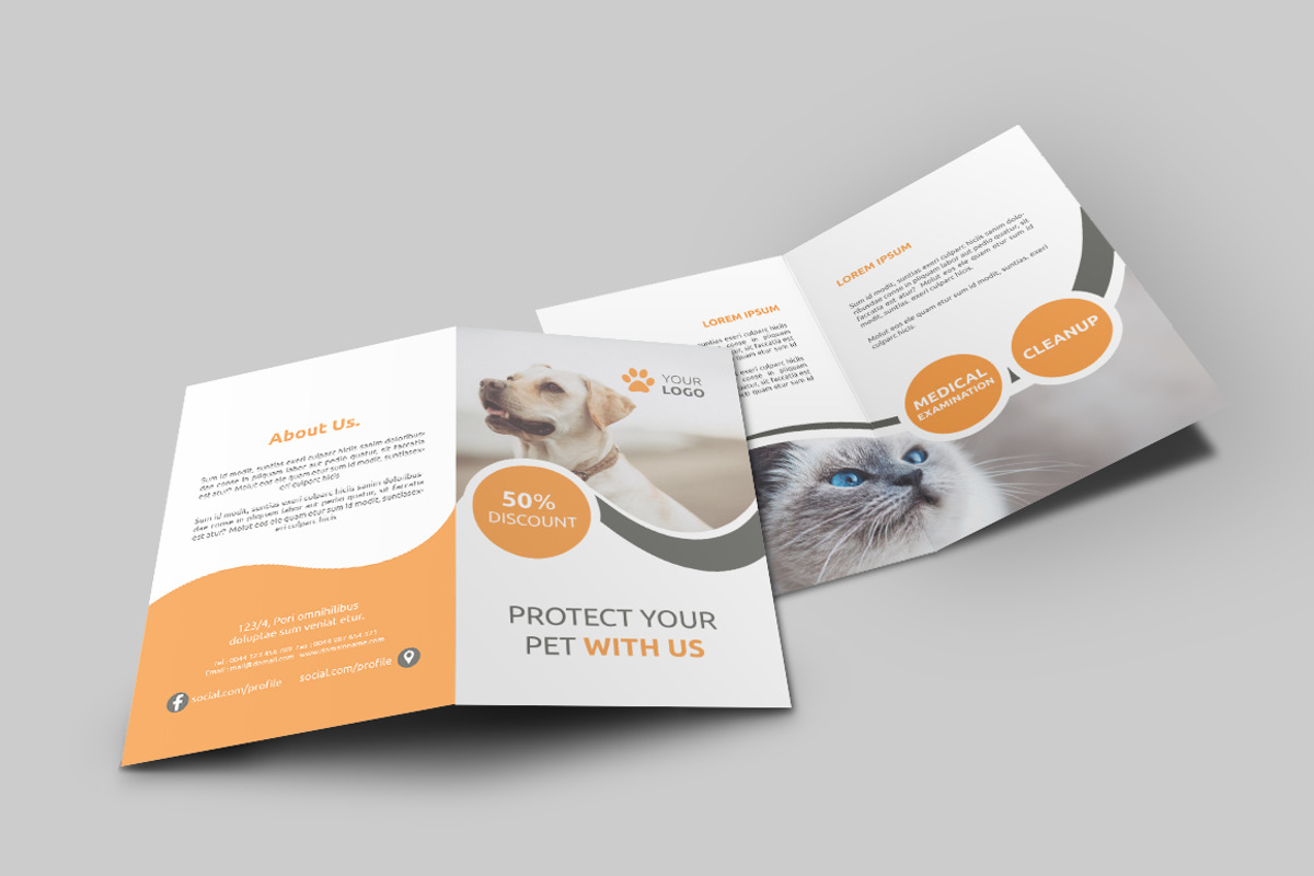 Pet Shop Bi-Fild Brochure, a Brochure Template by Creatricks
