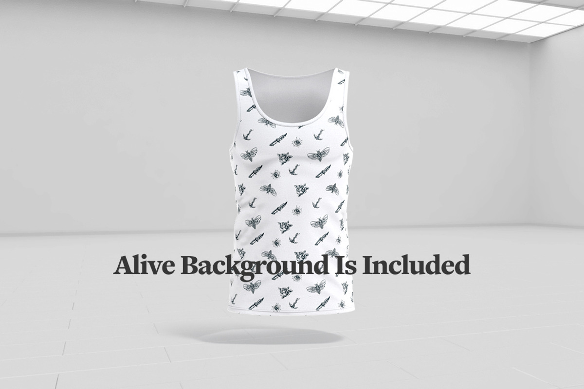 Tank Top Animated Mockup, a Shirt Mockup by rebrandy