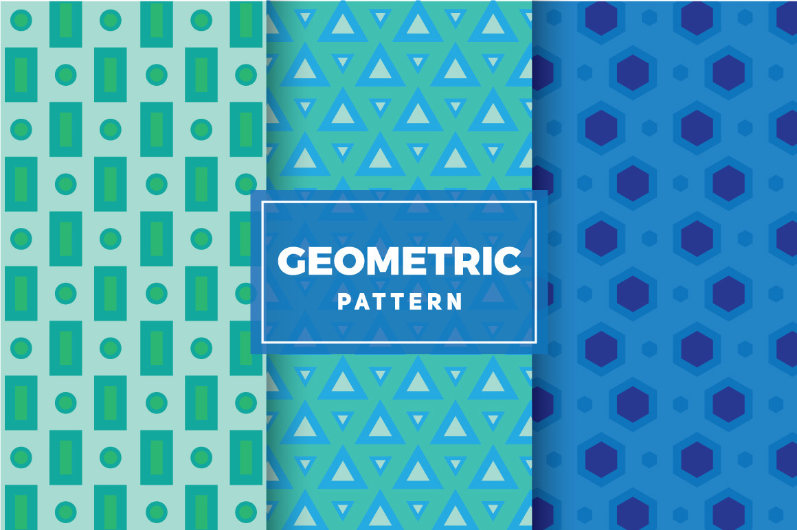 Geometric Vector Patterns #116, a Pattern Graphic by relineo.vectors