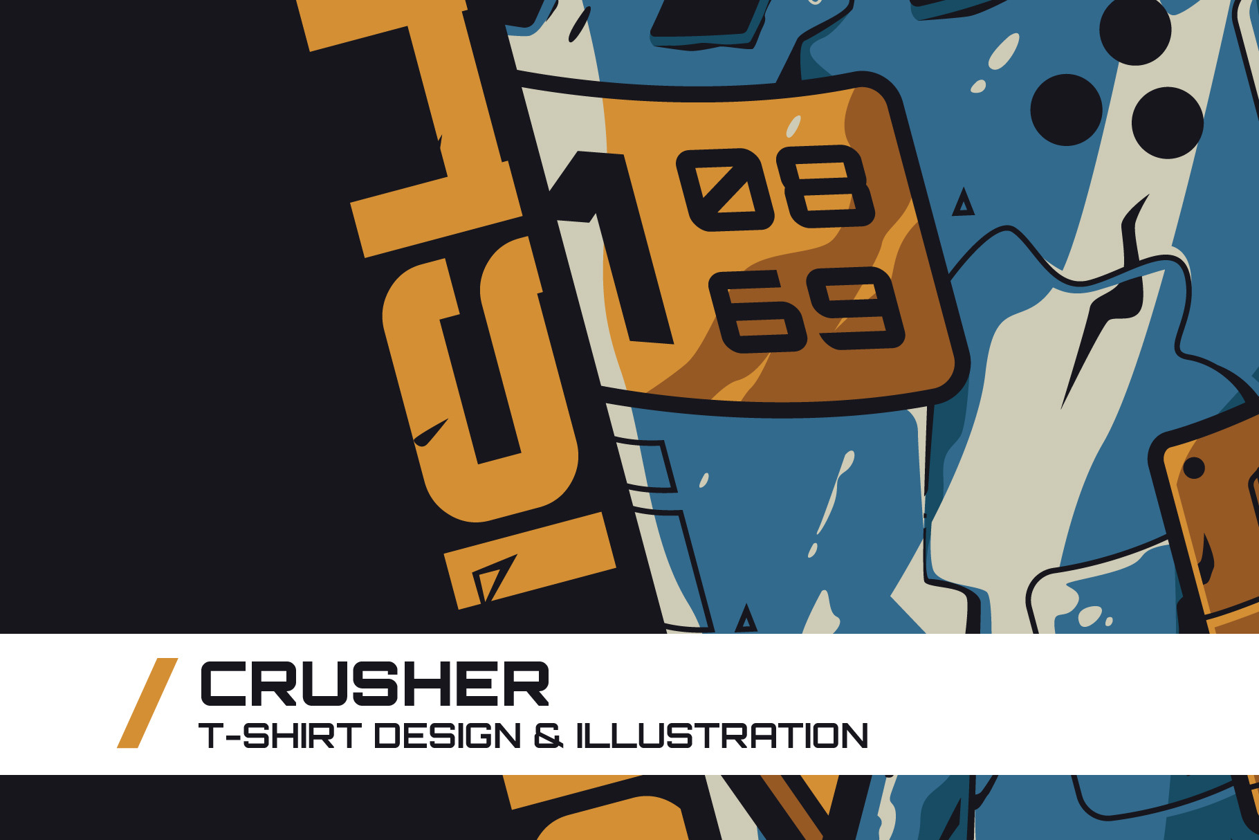 Crusher Illustration, an Illustration by Dankudraw