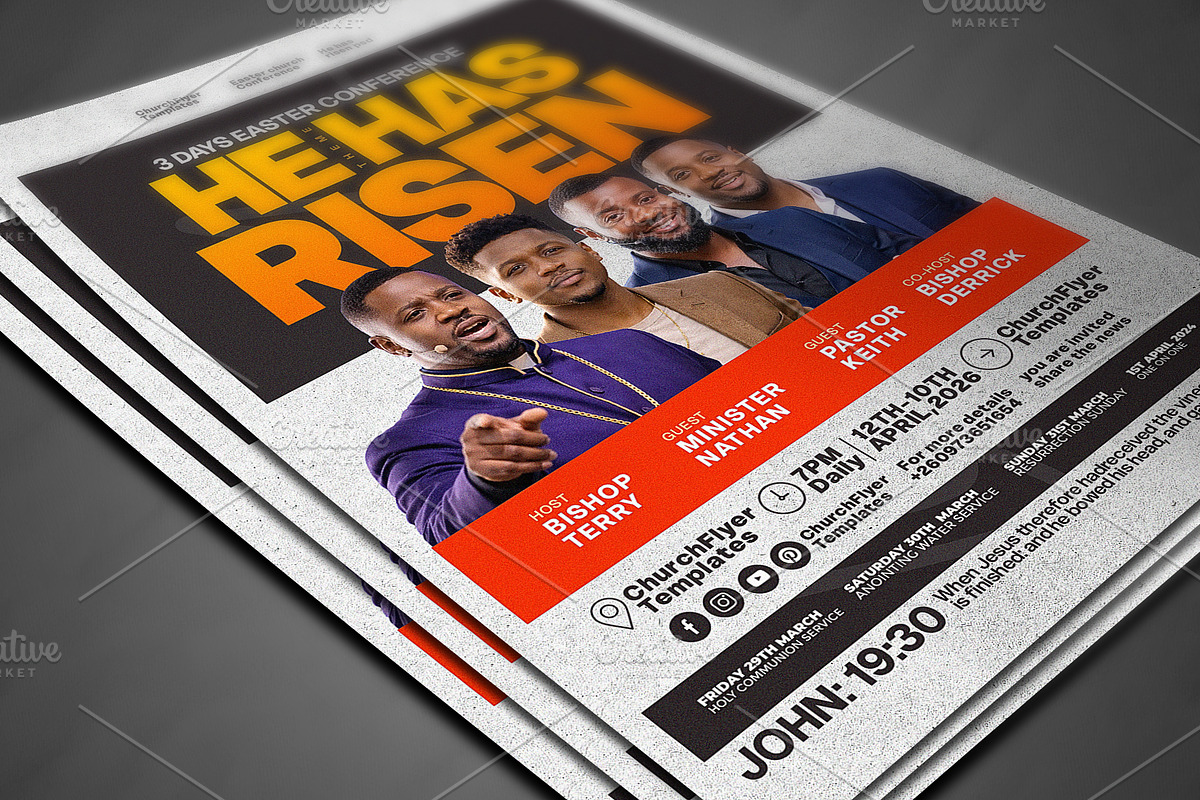Easter Conference Poster Template