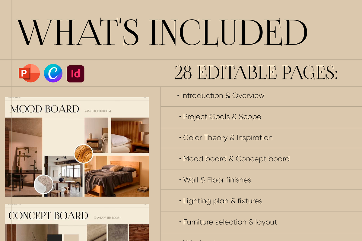 Interior Design Presentation, a Presentation Template by Trendingdigital