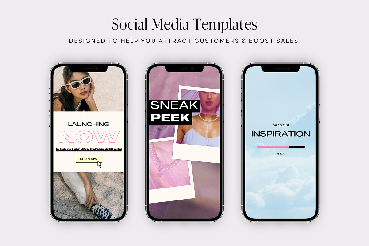 E-Commerce Shop Canva Template Pack
