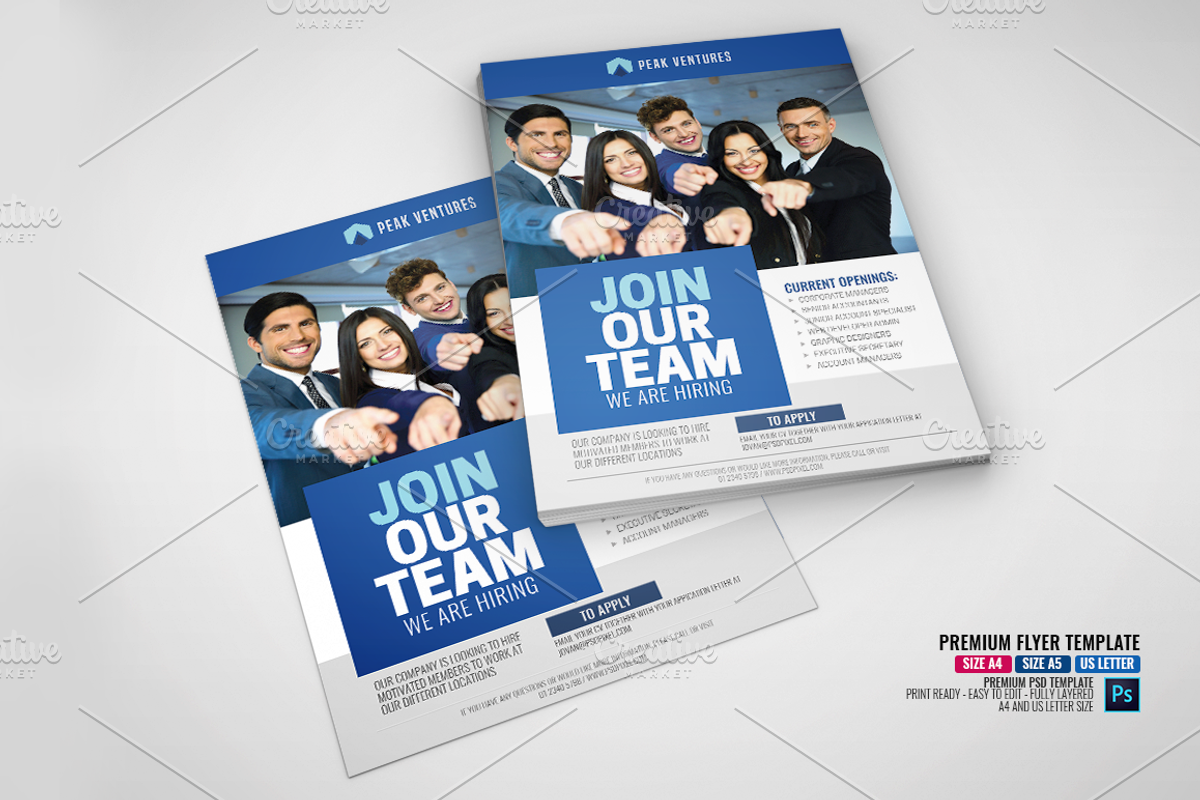 Hiring and Recruitment Flyer