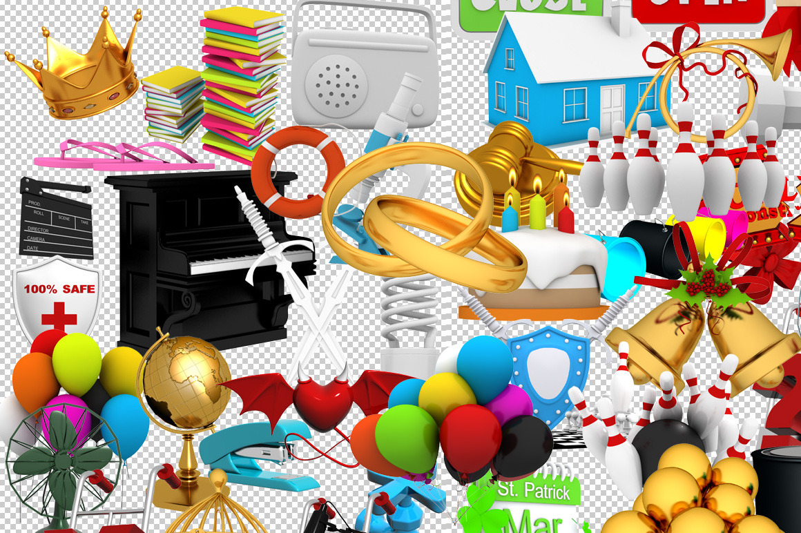 125+ Transparent PNG Graphics Pack, an Illustration by TrueMitra ...