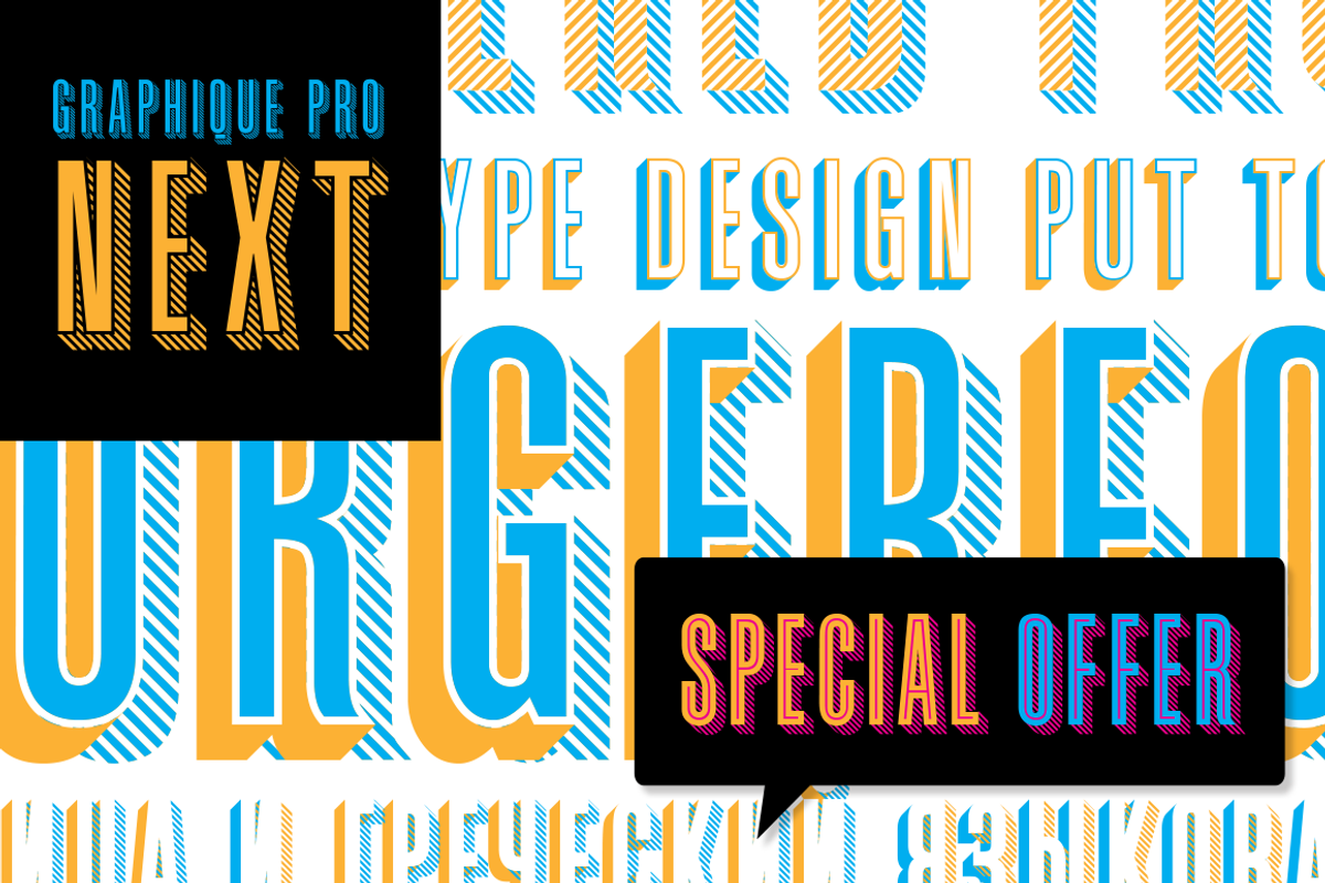 Graphique Pro Next, a Font by profonts