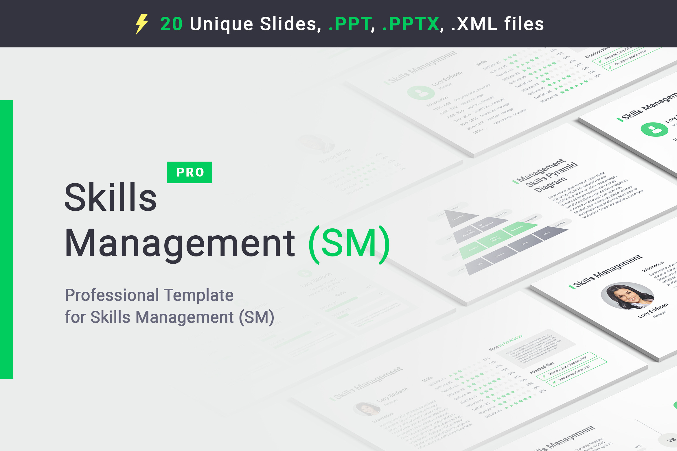 Skills Management for PowerPoint, a Presentation Template by HiSlide.io