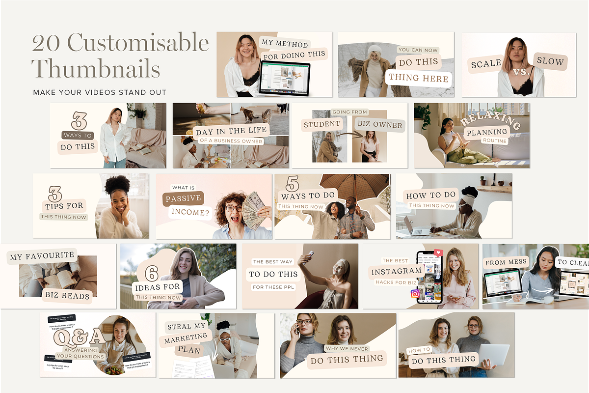 Youtube Branding Bundle Canva