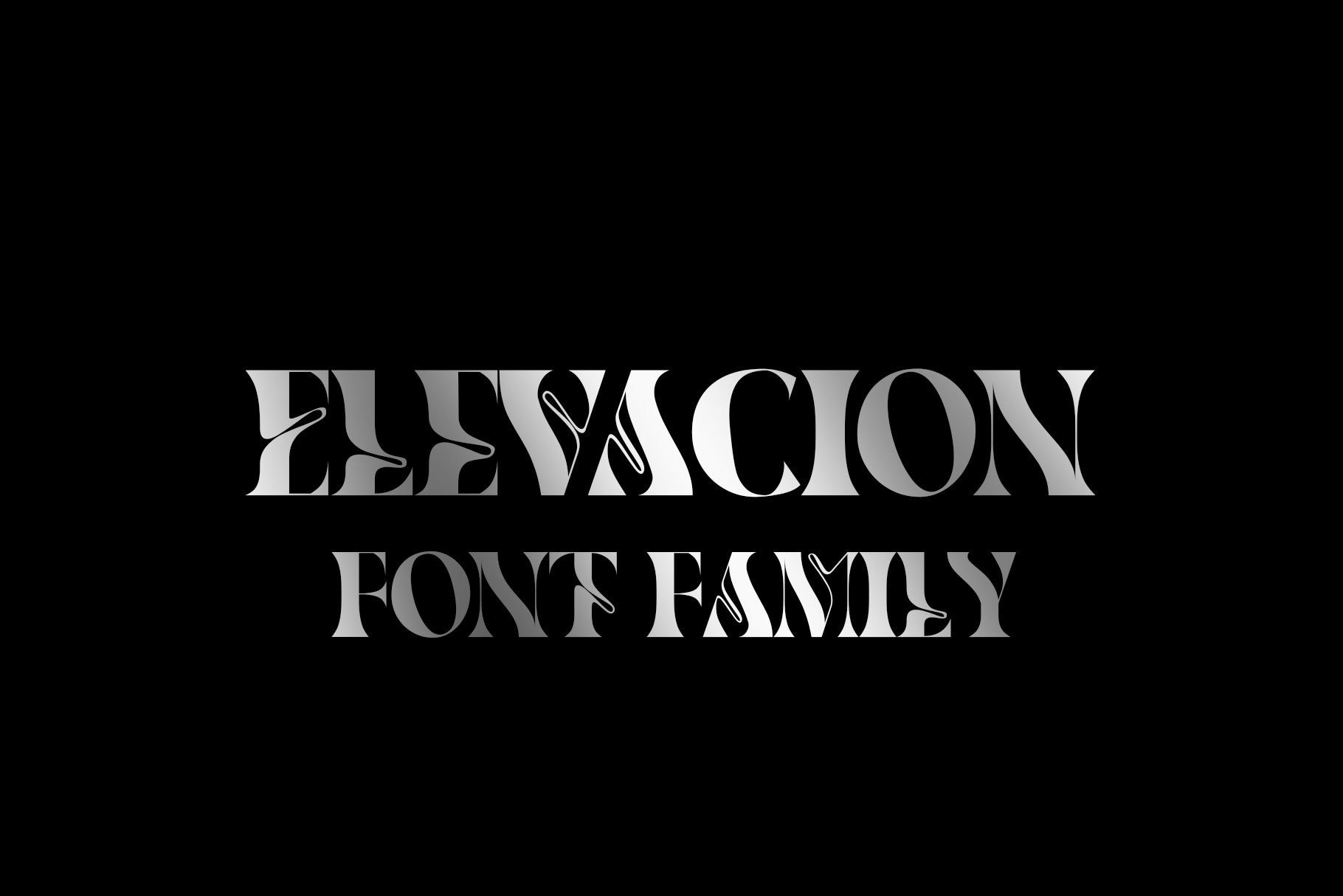 Elevacion Font Family, a Serif Font by Brenners | Creative Market
