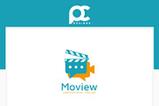 Movie Review Logo Template, a Branding & Logo Template by PutraCetol Studio