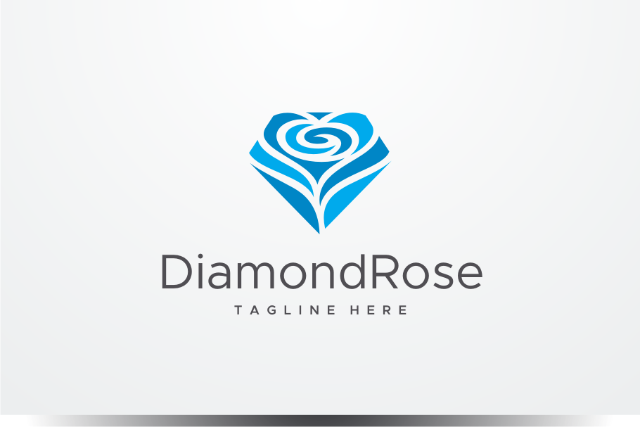 Diamond Rose Logo | Branding & Logo Templates ~ Creative Market
