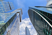 Bottom view on modern skyscrapers, an Architecture Photo by FedotovAnatoly